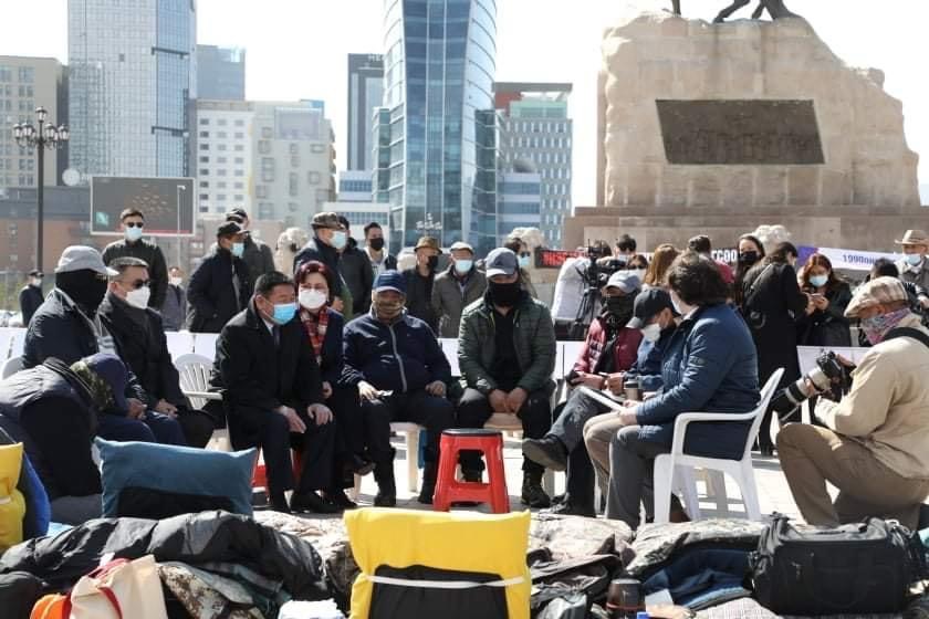 АН ын бүлэг Сүхбаатарын талбайд хуралджээ ТАС МН